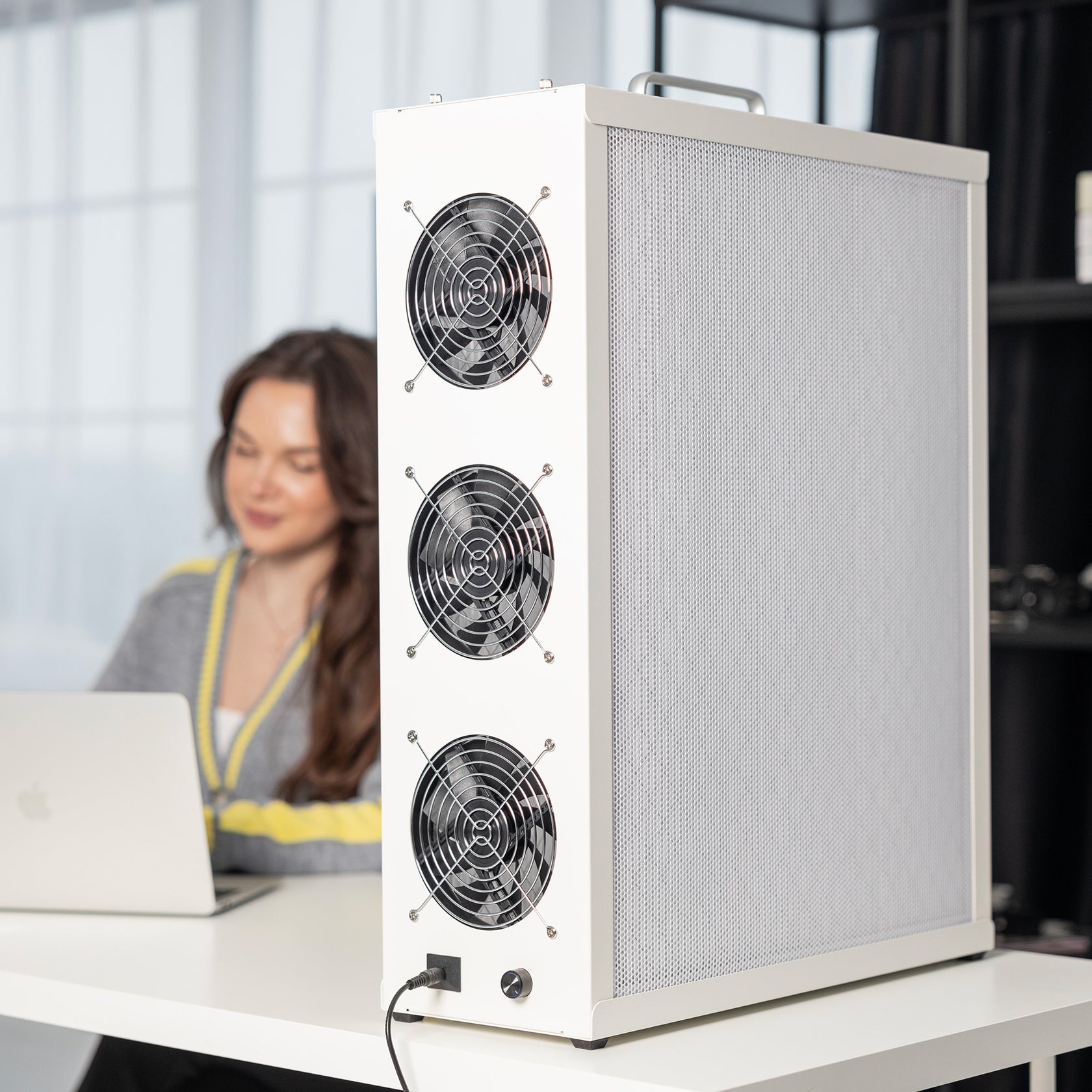 The Nukit Tempest Pro - Complete, Ultra-Quiet Air Purifier Kit (Intern ...